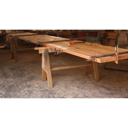 40 ft Outdoor Dining Table With Solid Iron Base – Mortise & Tenon