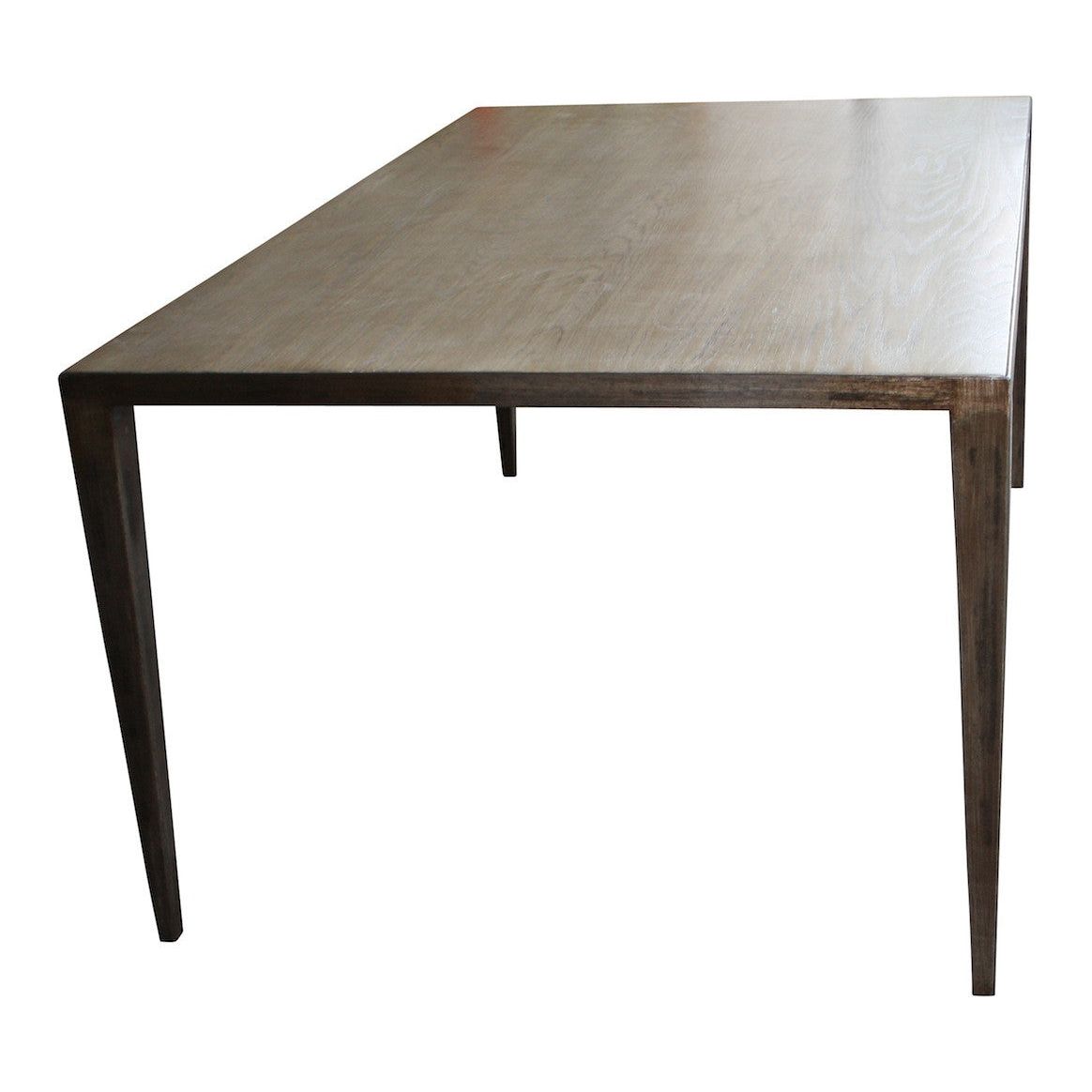 Modern Edison Dining Table with White Oak Top – Mortise & Tenon