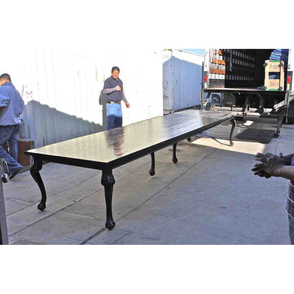 Very Big Custom Reclaimed Wood Dining Tables – Mortise & Tenon