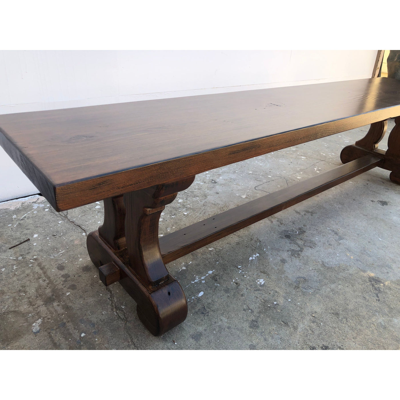 Gothic Style Bench Handmade From Reclaimed Old Wood Salvaged From Old ...