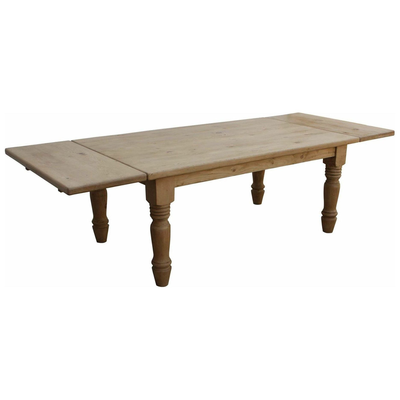 Sienna Reclaimed Wood Turned Leg Dining Table – Mortise & Tenon