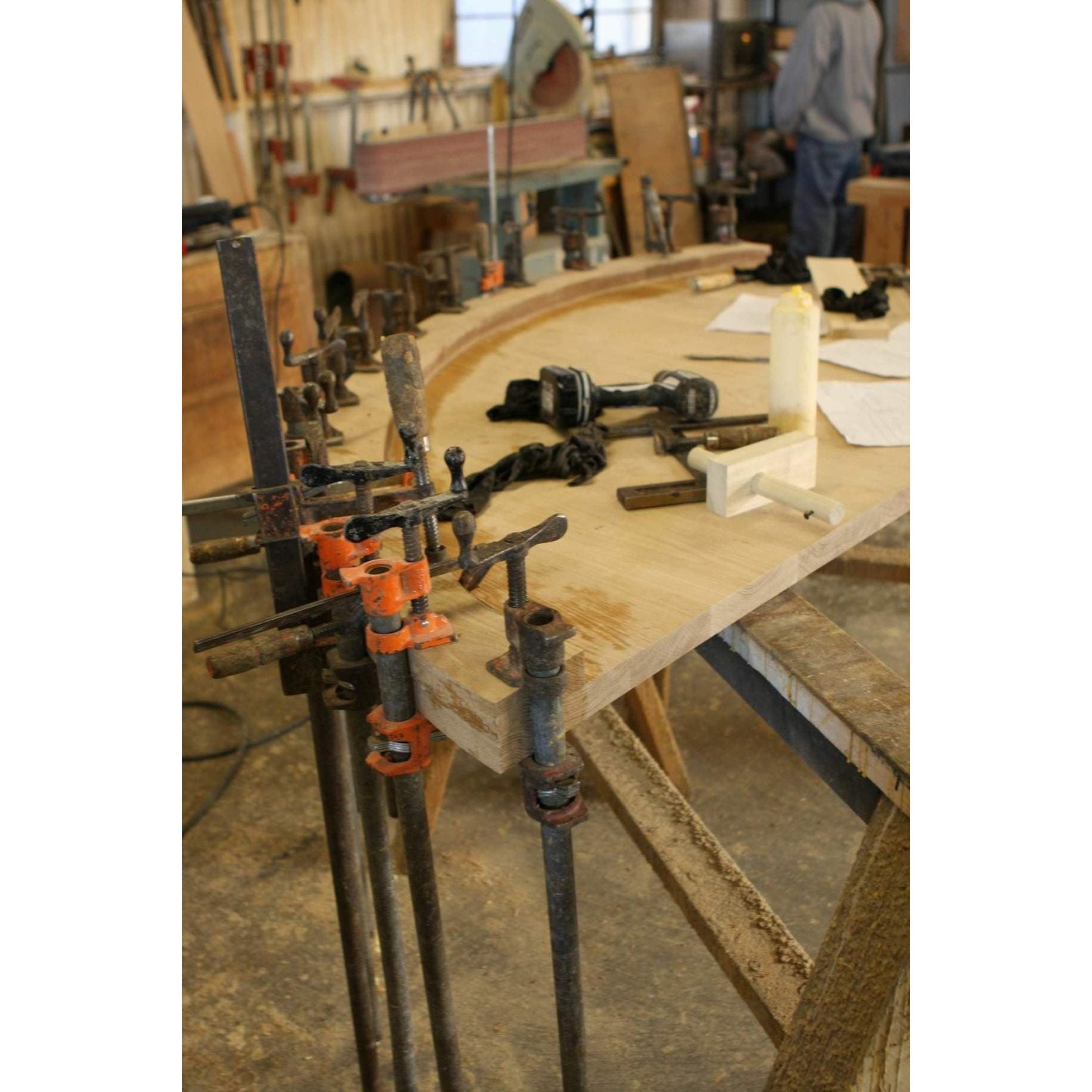 Assembling a Radius Top For a Bar Top – Mortise & Tenon