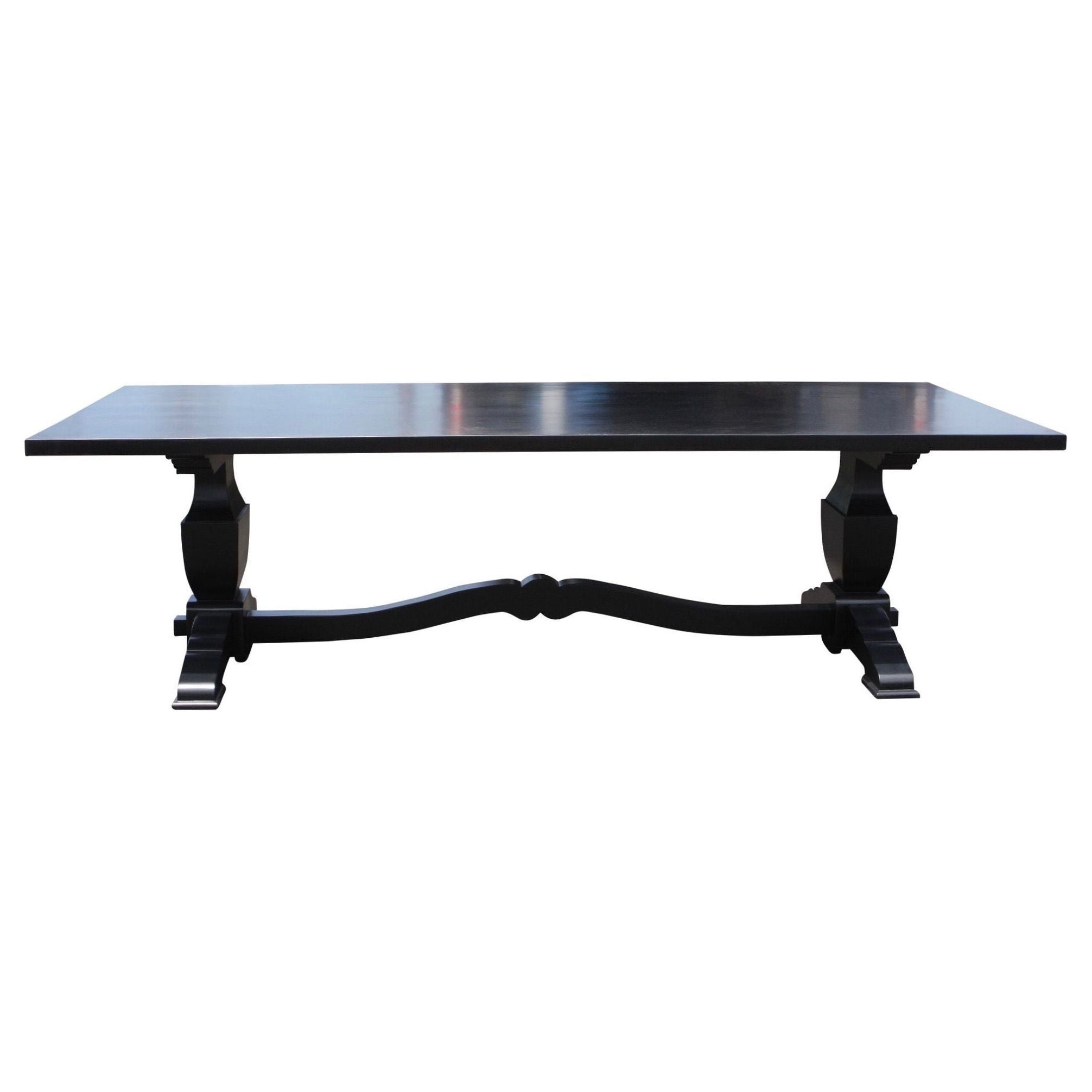 Colonial Trestle Dining Table – Mortise & Tenon