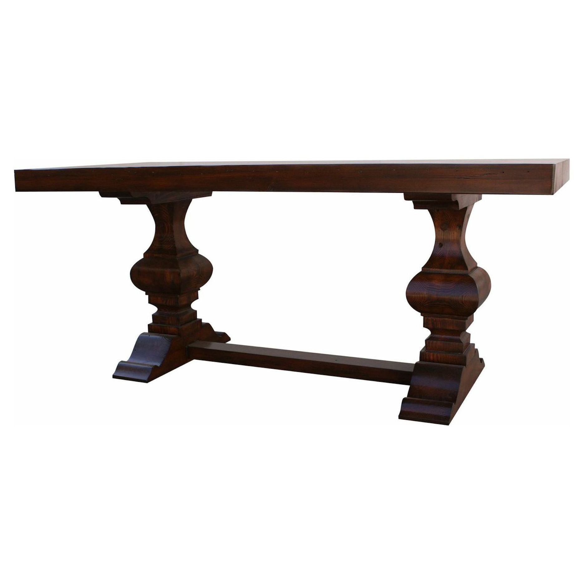 Spanish Colonial Trestle Dining Table – Mortise & Tenon