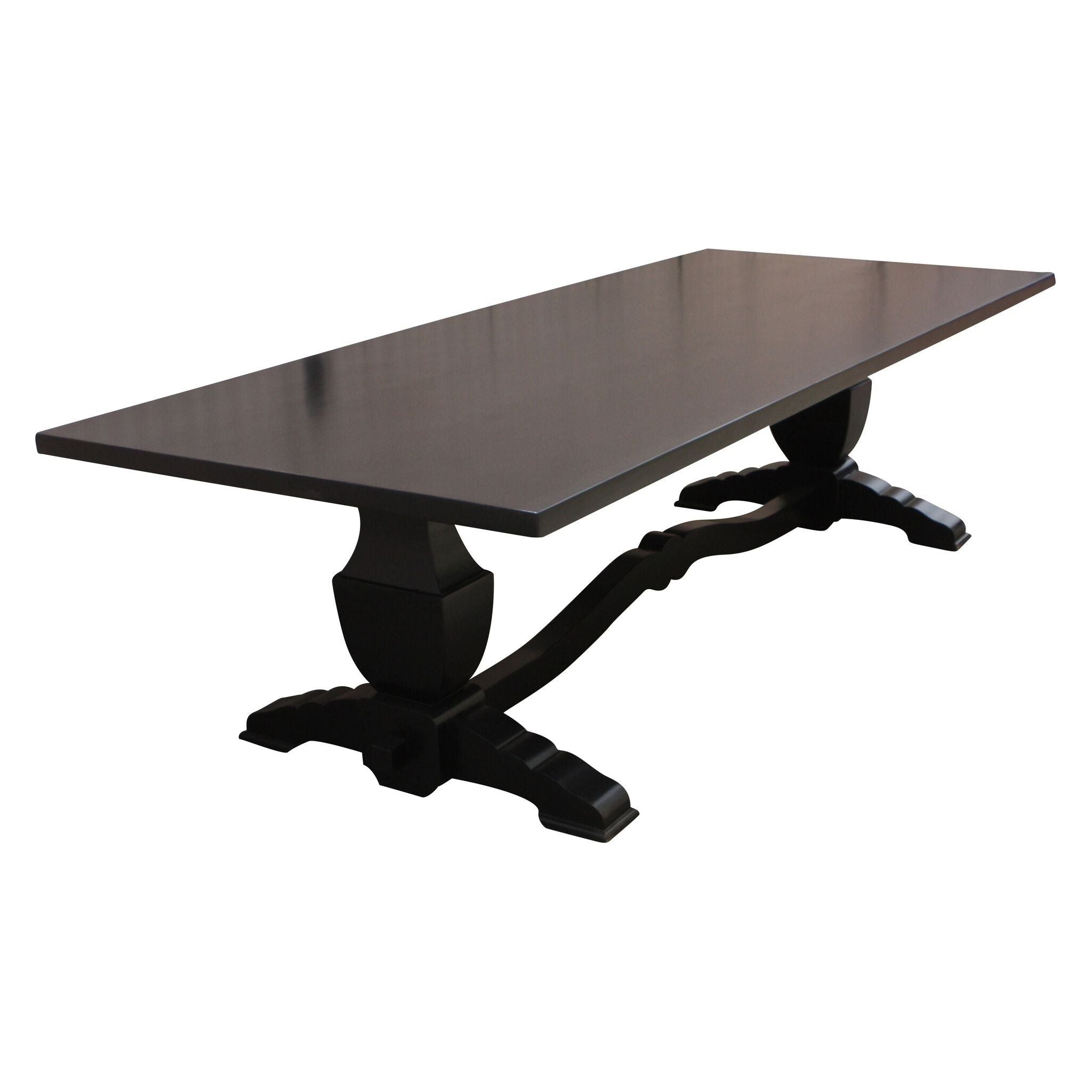 Colonial Trestle Dining Table – Mortise & Tenon