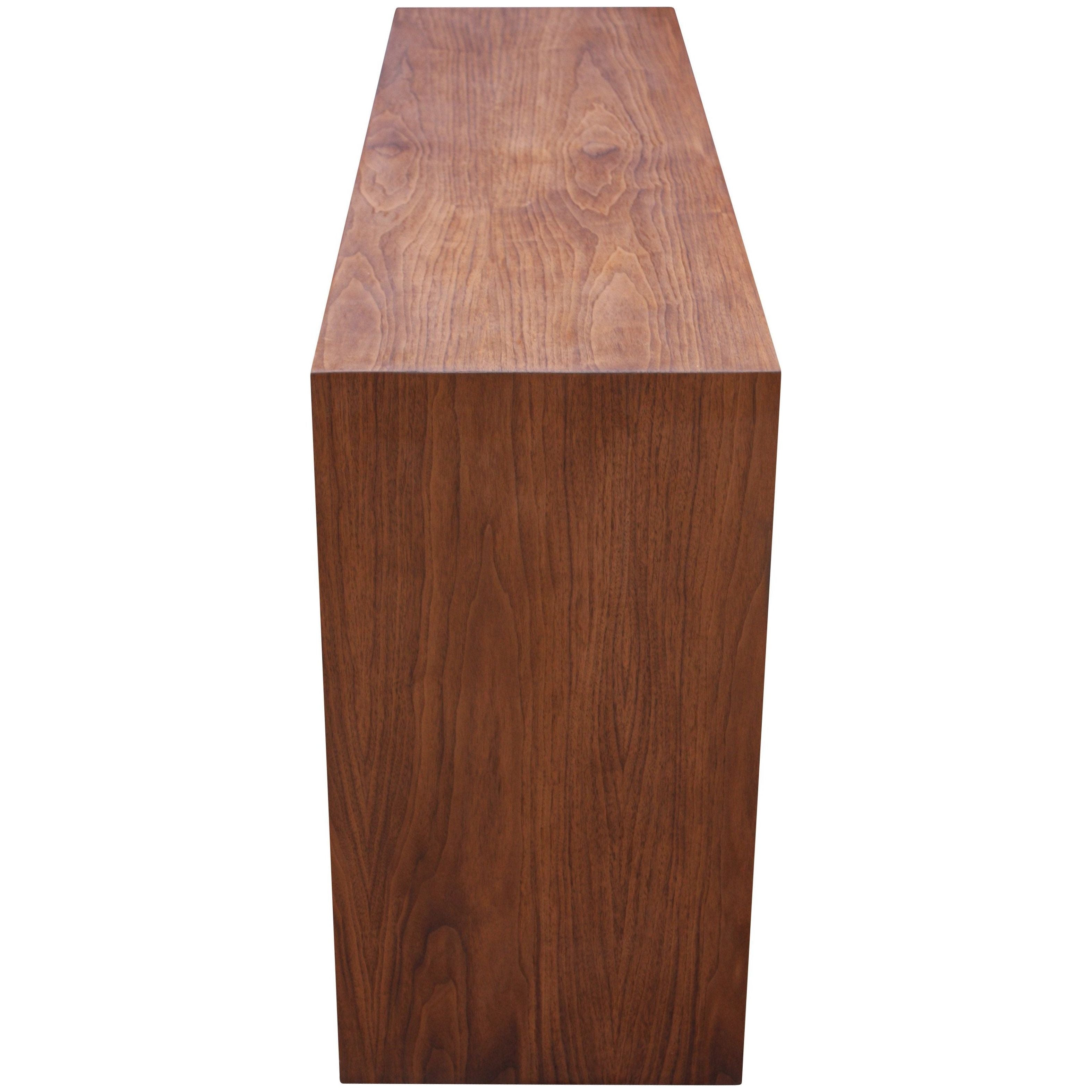 Modern Solid Walnut Console Table – Mortise & Tenon