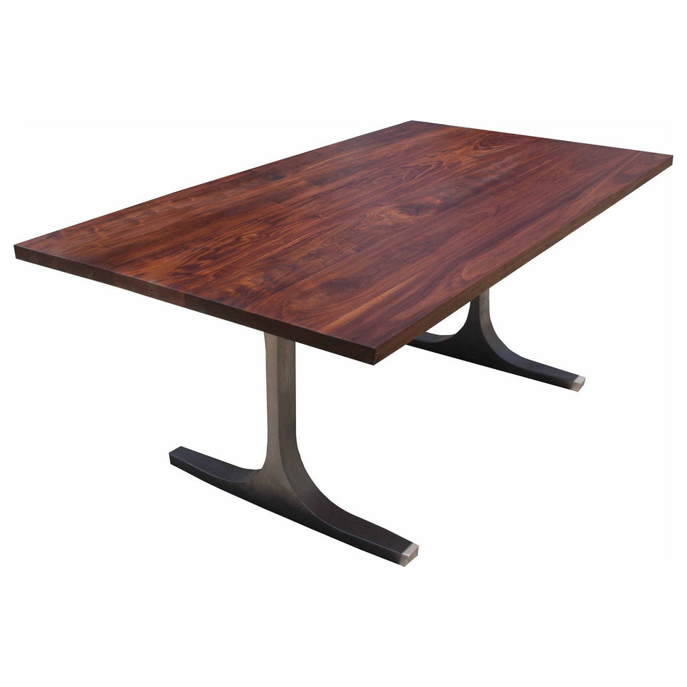 Bergen Dining Table With a Solid Walnut Top – Mortise & Tenon