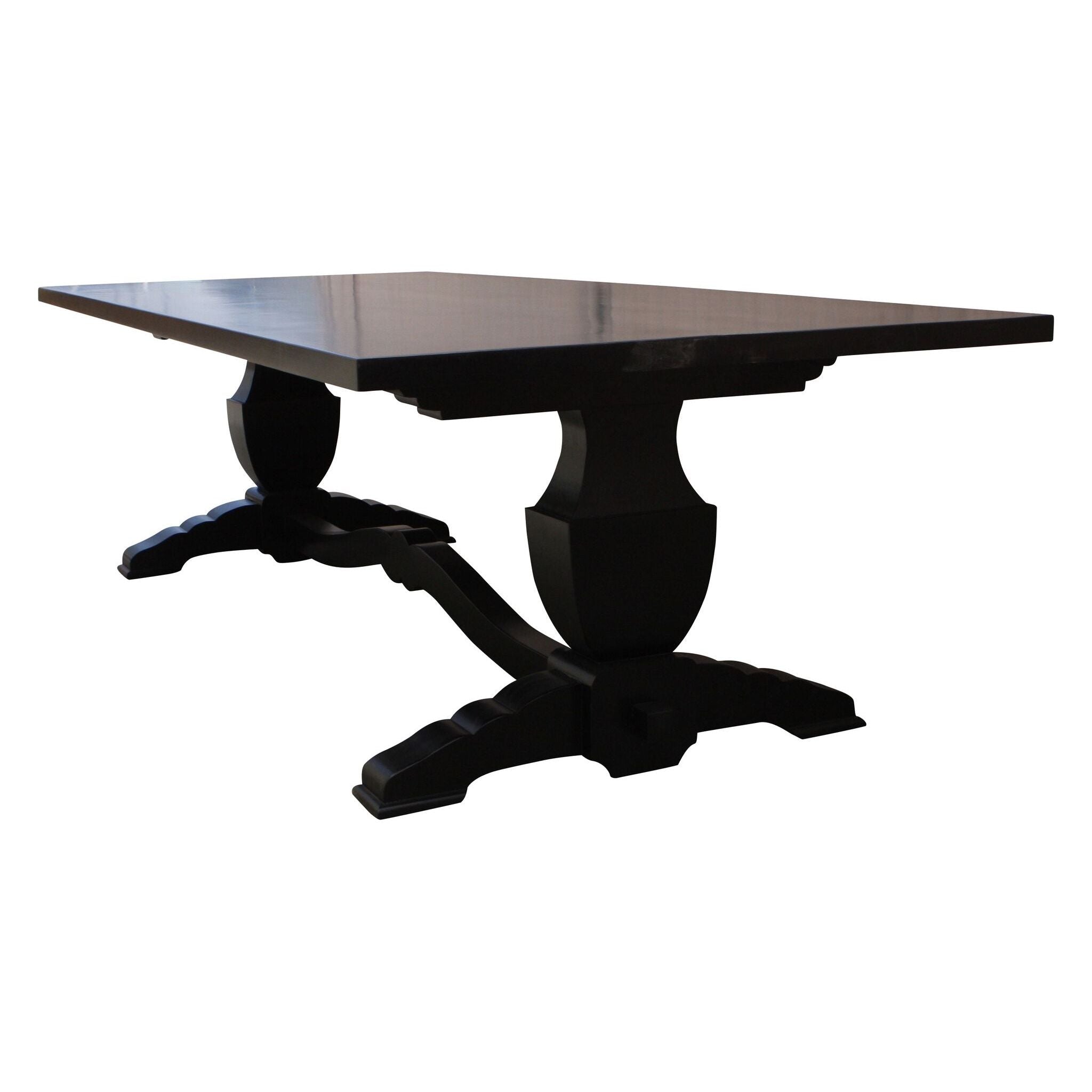 Colonial Trestle Dining Table – Mortise & Tenon