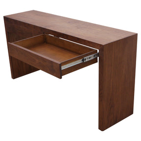 Modern Solid Walnut Console Table – Mortise & Tenon