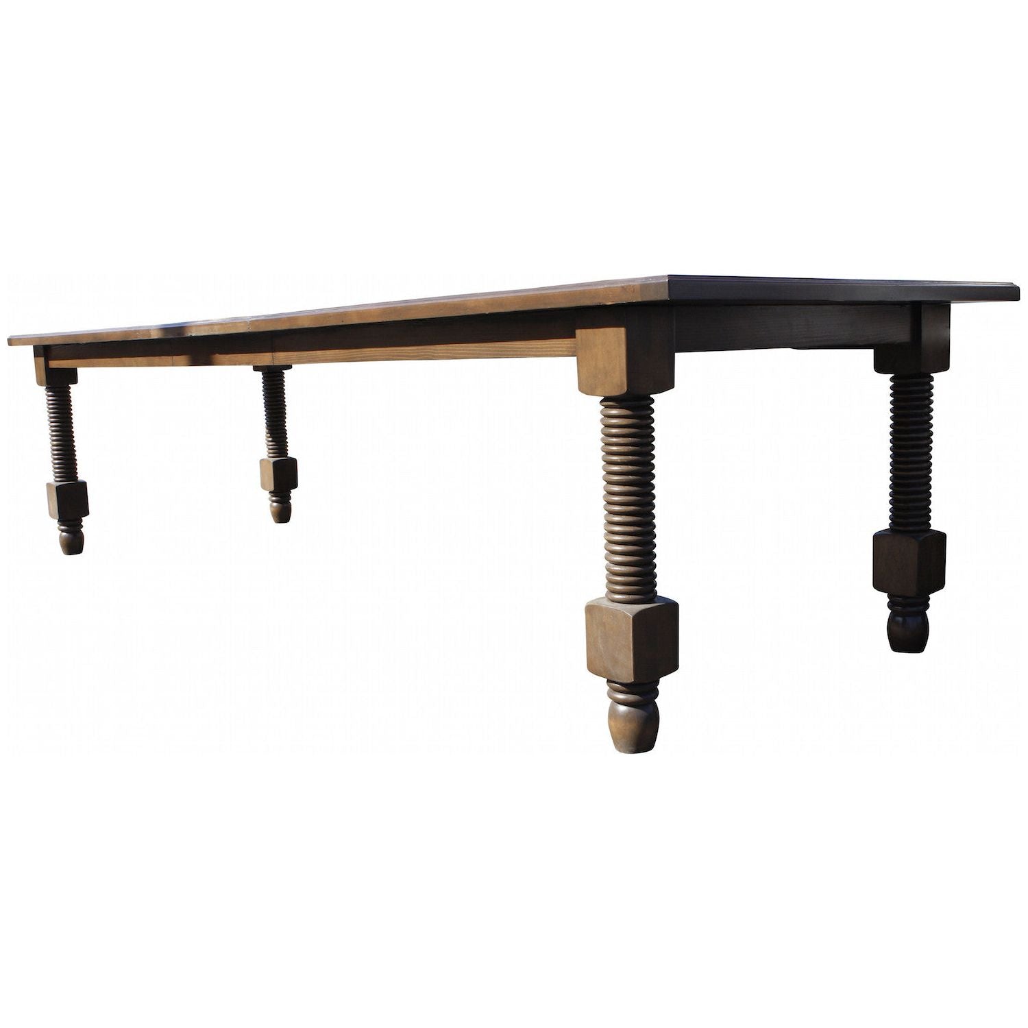 Cork Screw Leg Dining Table – Mortise & Tenon