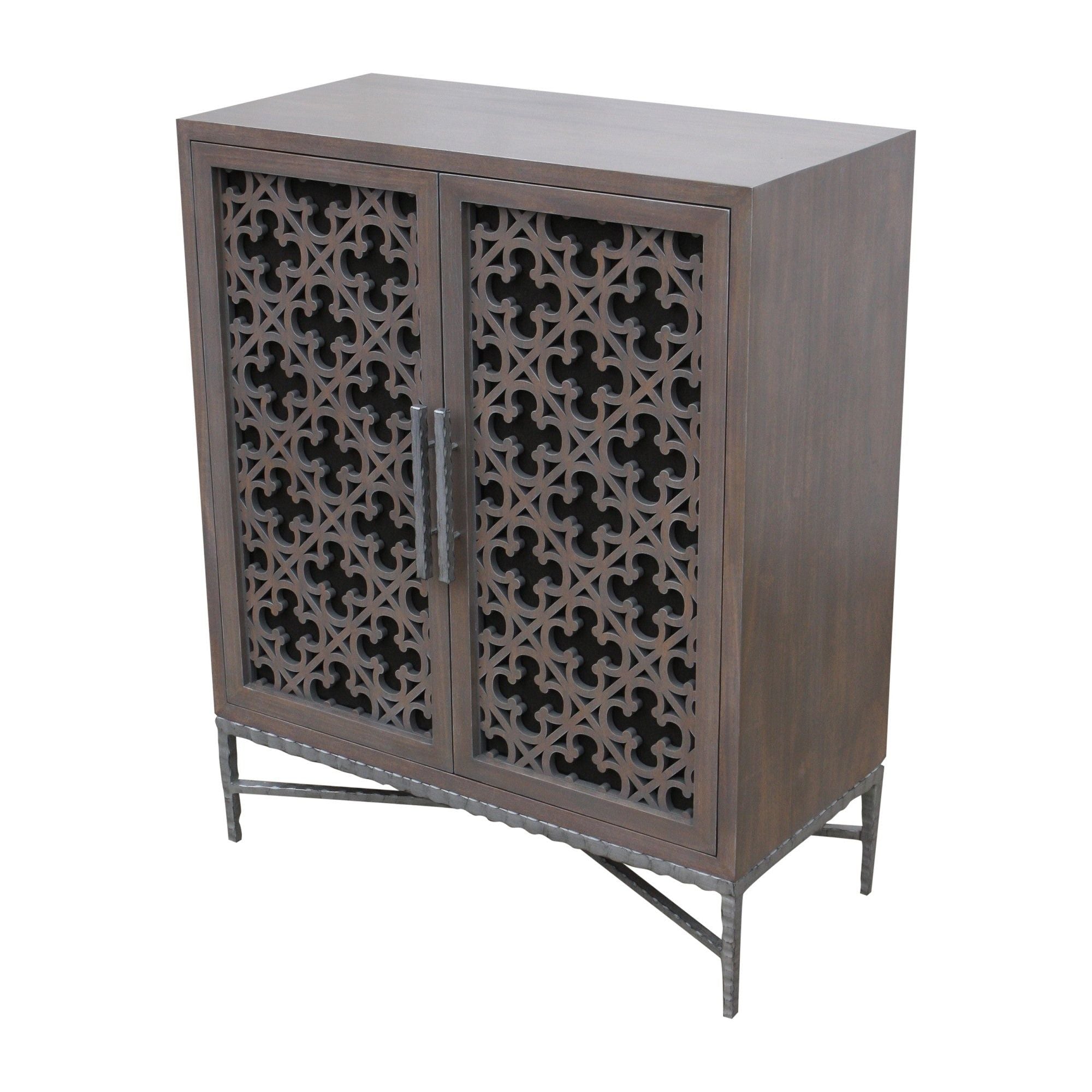 Custom Project-Media Cabinet featurning Laser Cut Panel Doors – Mortise ...
