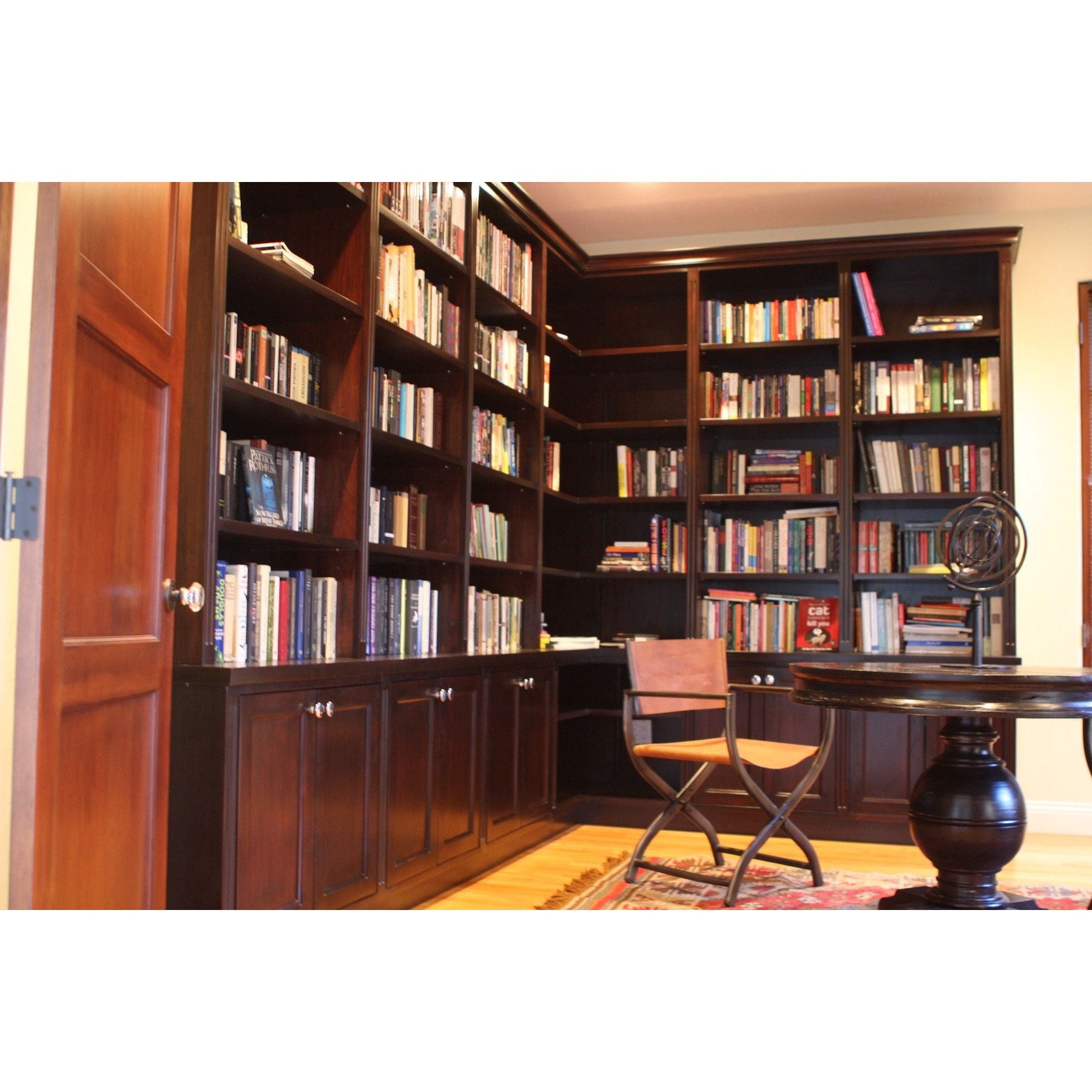 Custom Library Wall Unit – Mortise & Tenon