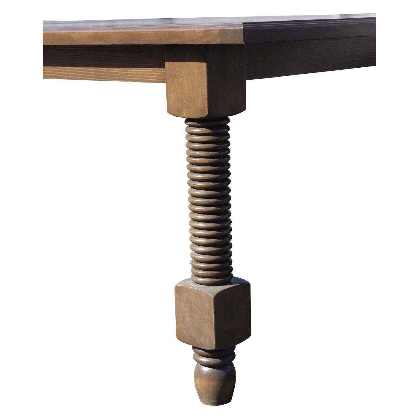 Cork Screw Leg Dining Table – Mortise & Tenon