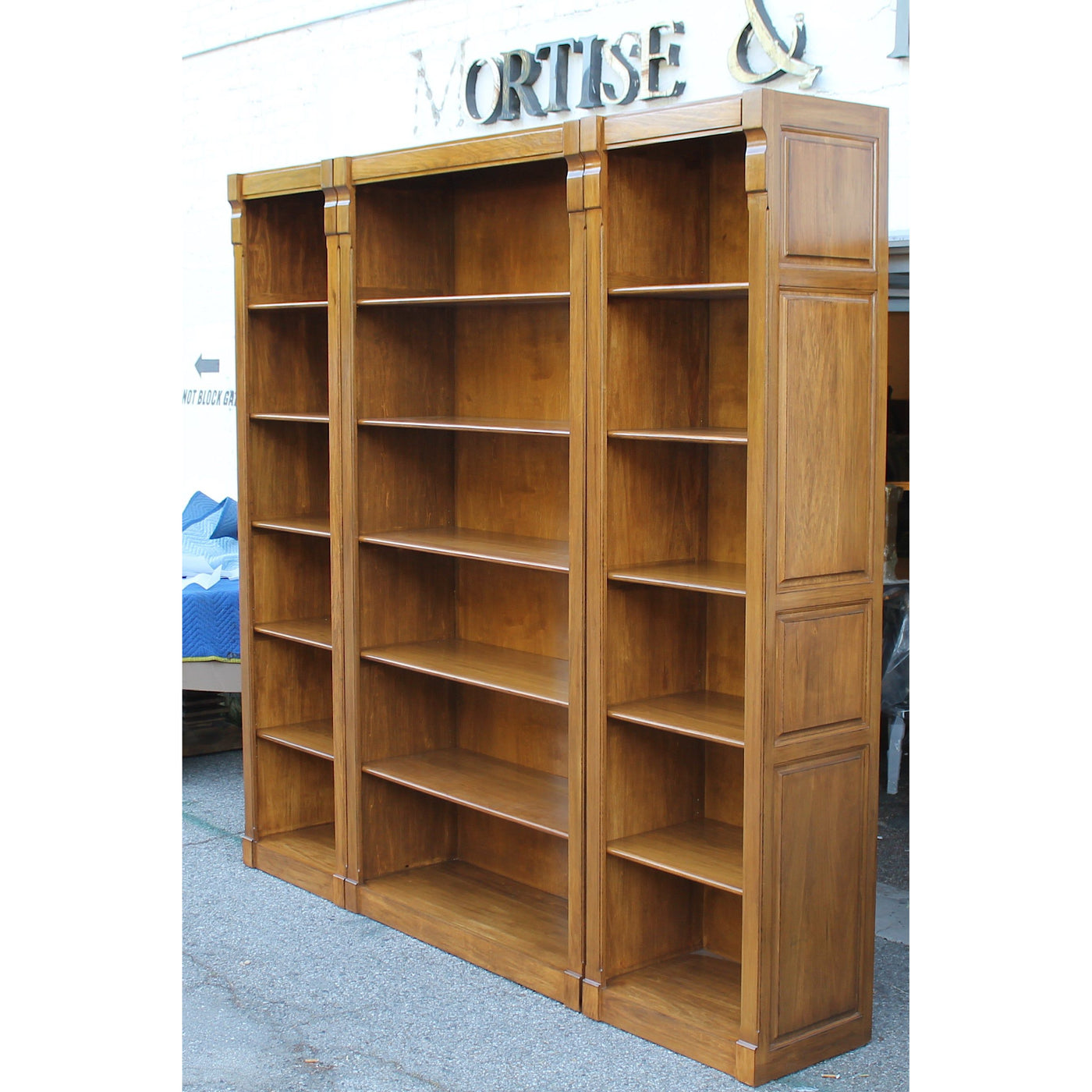 Three Piece Wall Book Case – Mortise & Tenon