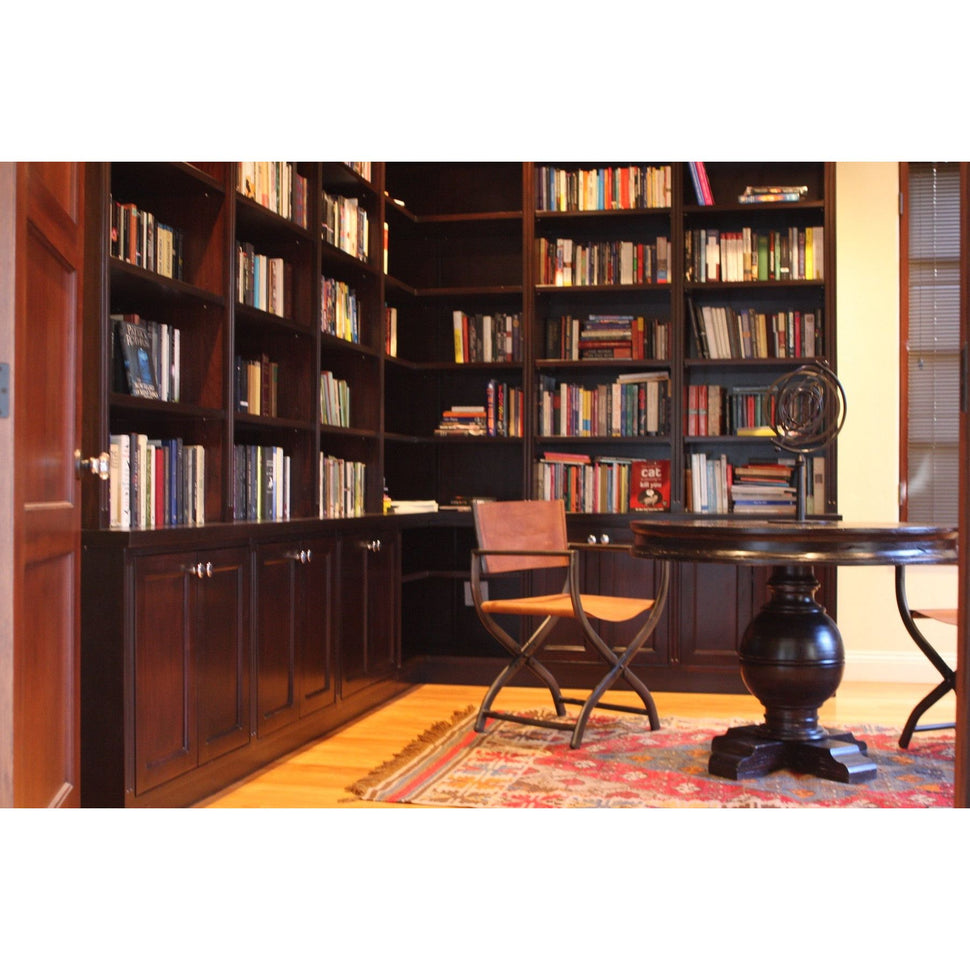 Custom Library Wall Unit – Mortise & Tenon