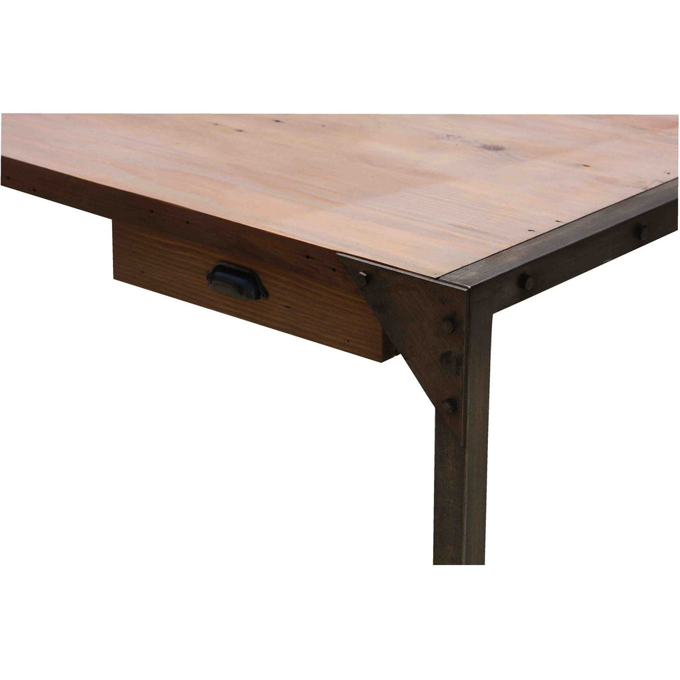 Custom Urban Reclaimed Wood Desk – Mortise & Tenon