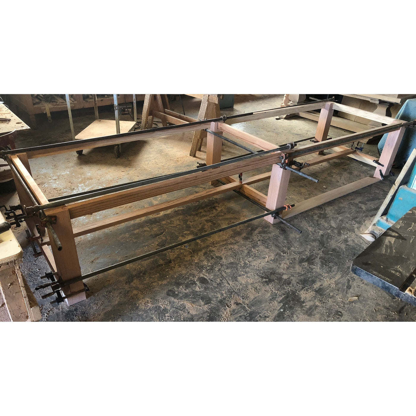 Redwood Outdoor Dining Table – Mortise & Tenon