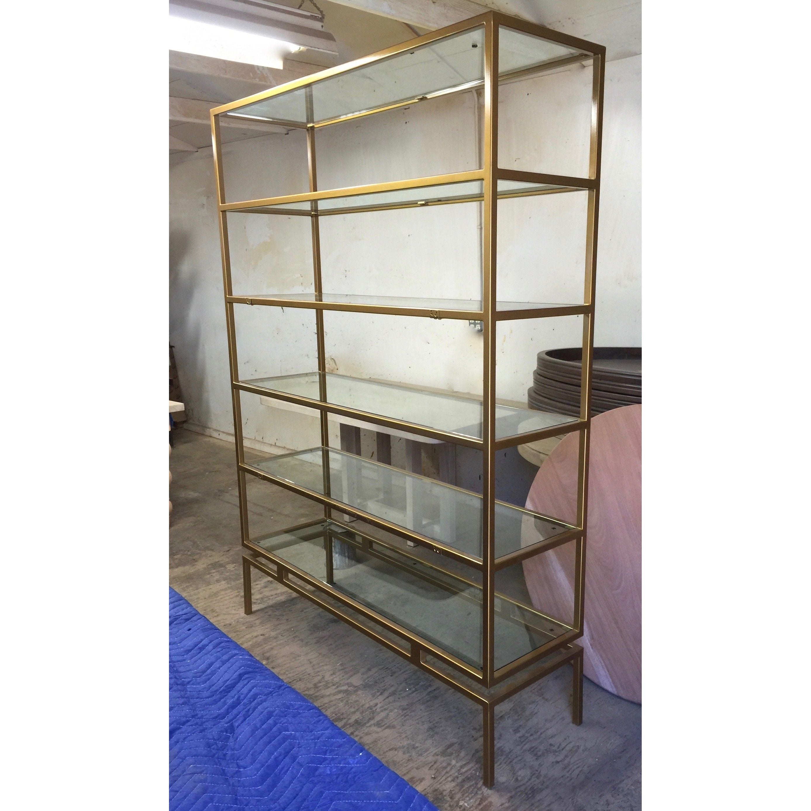 Lots of Custom Metal Bookcases – Mortise & Tenon