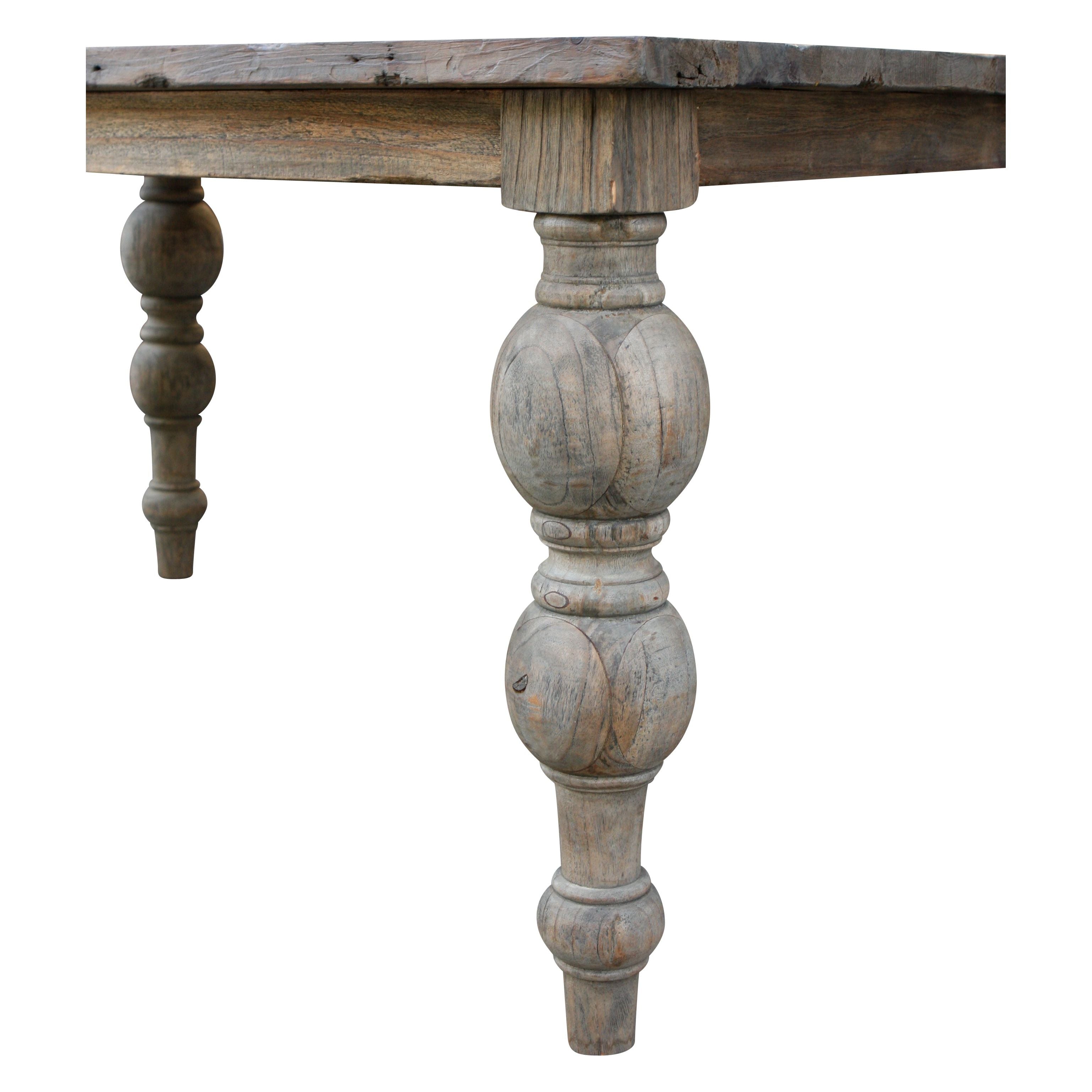 Savannah Reclaimed Wood Dining Table – Mortise & Tenon