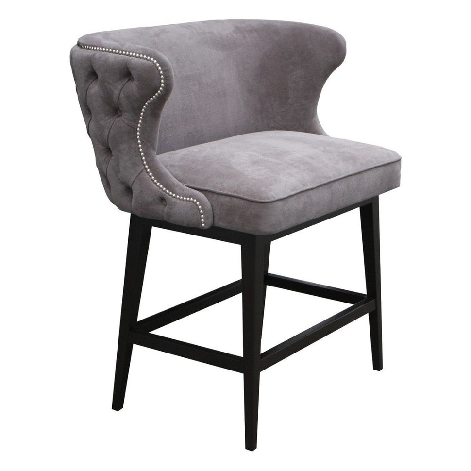 Belair Tufted Bar Stool Bench – Mortise & Tenon
