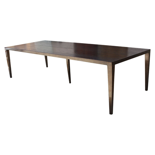 Large Edison Dining Table with White Oak – Mortise & Tenon