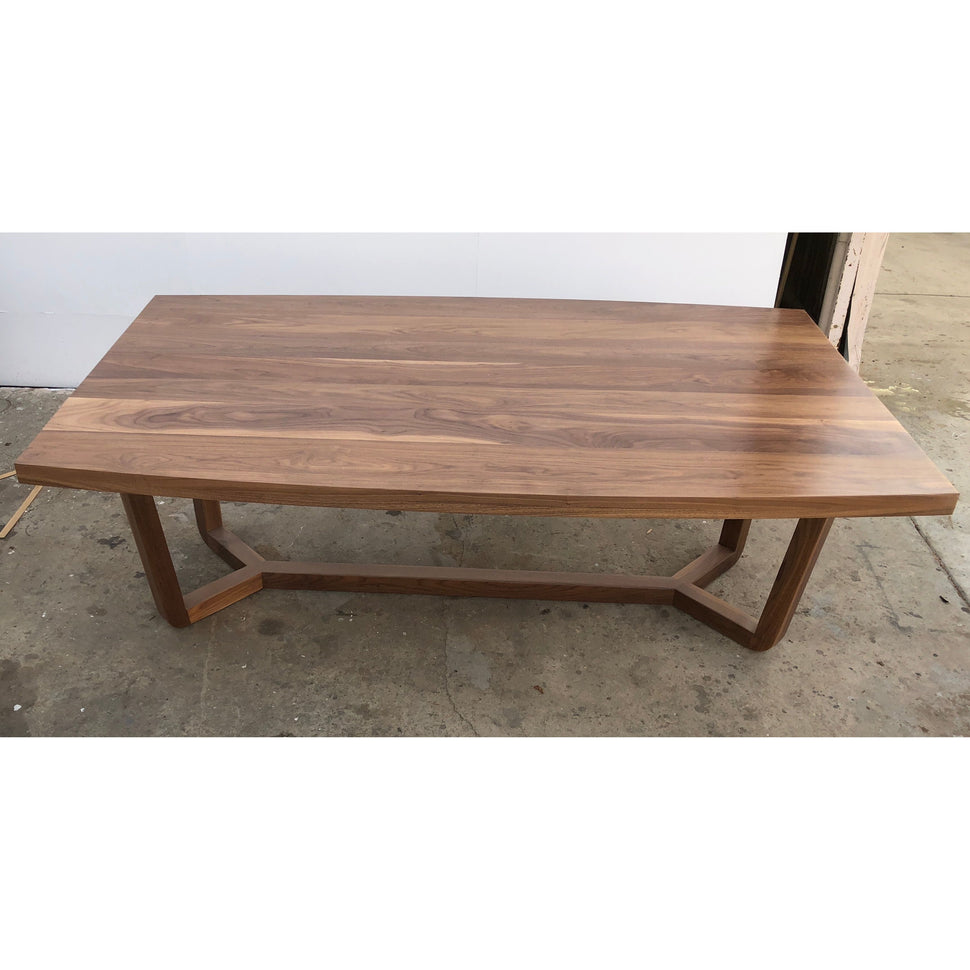 Contemporary Walnut Dining Table – Mortise & Tenon