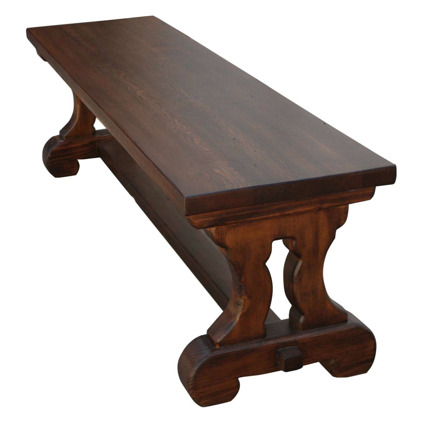 Gothic Style Bench Handmade From Reclaimed Old Wood Salvaged From Old ...