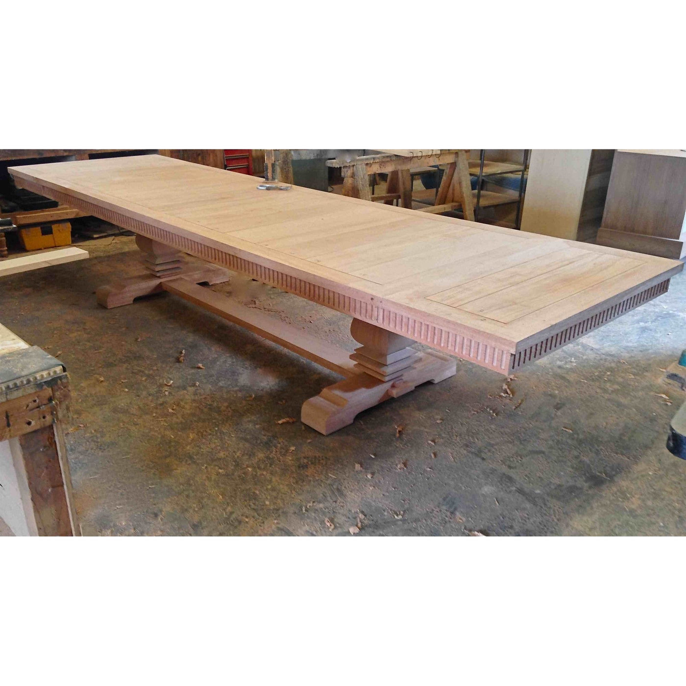 Very Big Custom Reclaimed Wood Dining Tables – Mortise & Tenon