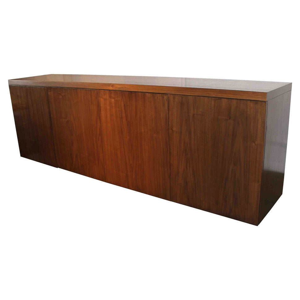Custom Solid Walnut Media Cabinet Handmade in Los Angeles- We Design ...