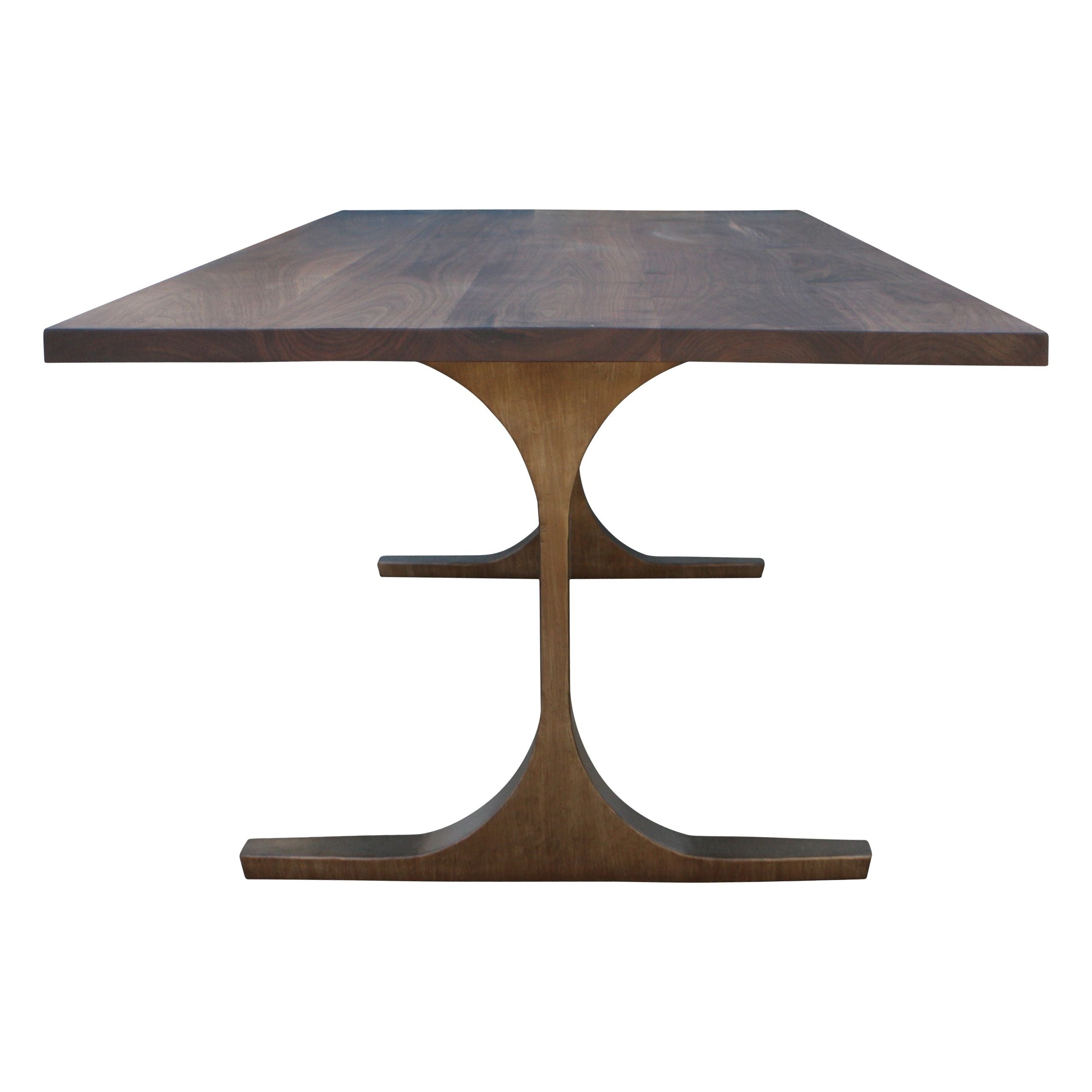 Bergen Dining Table With a Solid Walnut Top – Mortise & Tenon
