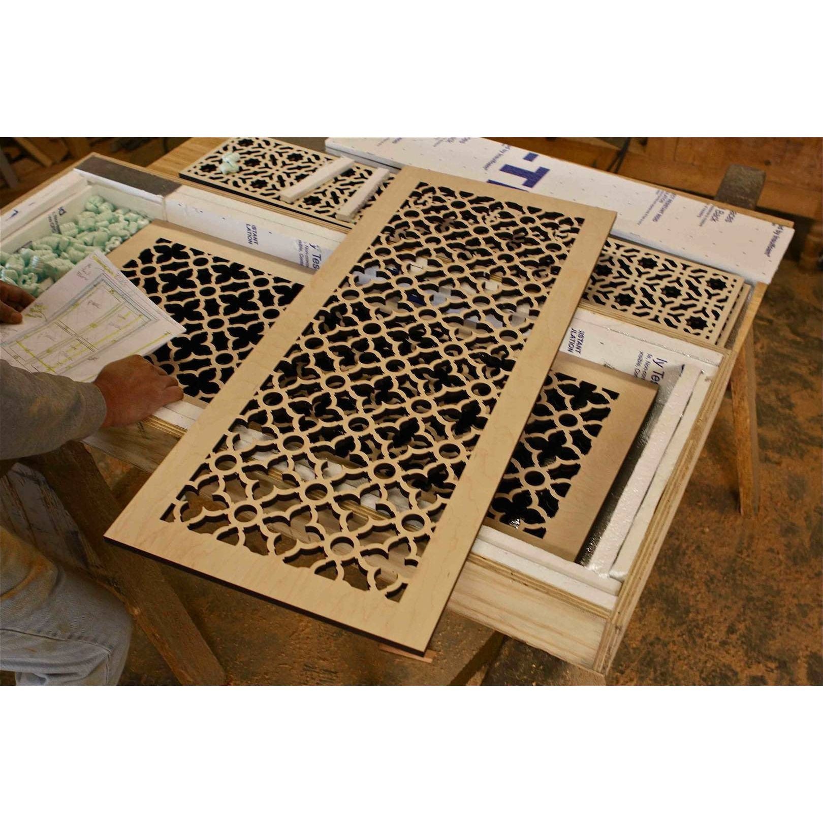 Laser Cut Panels for Doors – Mortise & Tenon