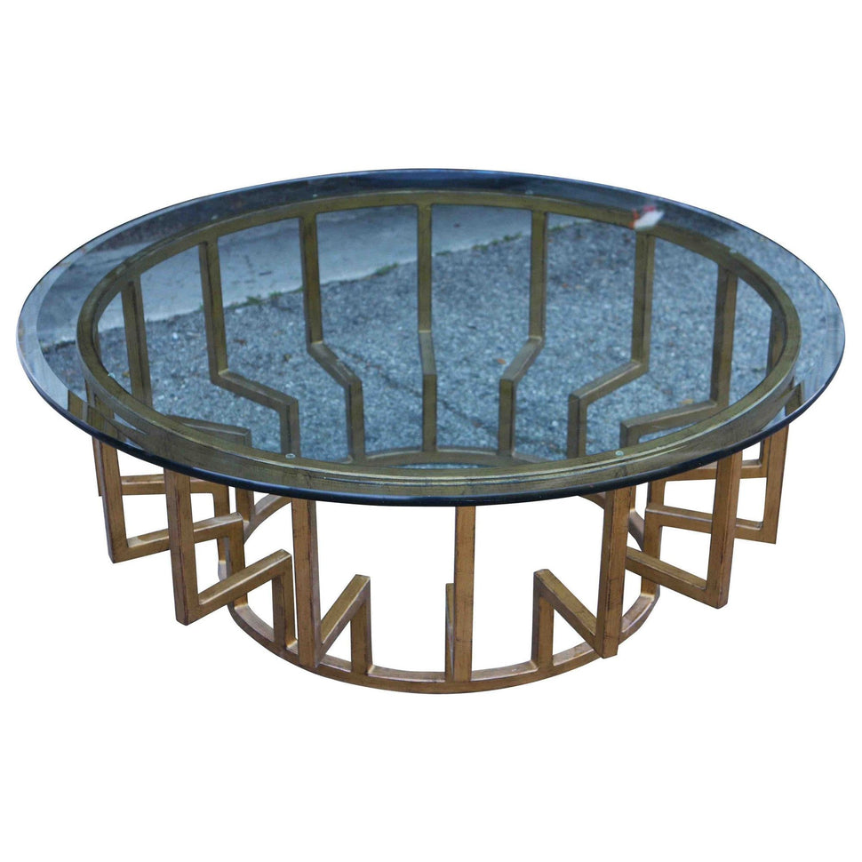 New York Round Modern Coffee Table – Mortise & Tenon