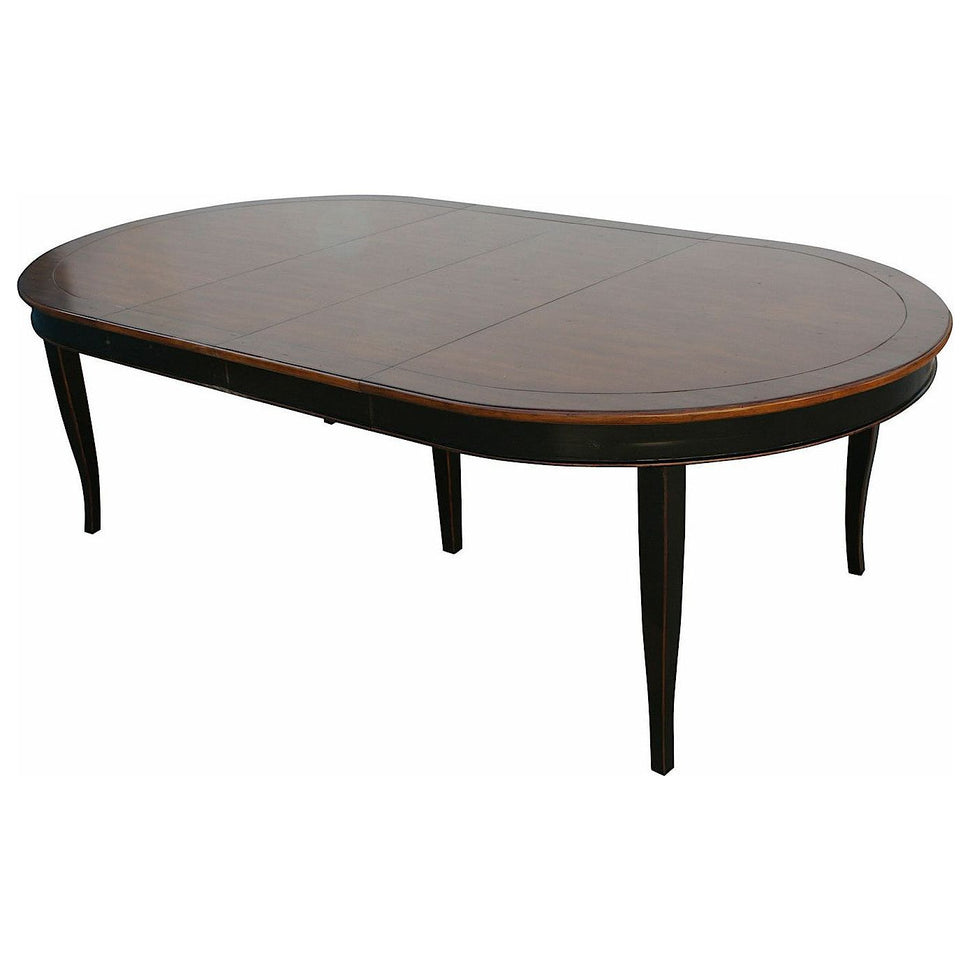 French Dining Table With Center Extensions – Mortise & Tenon