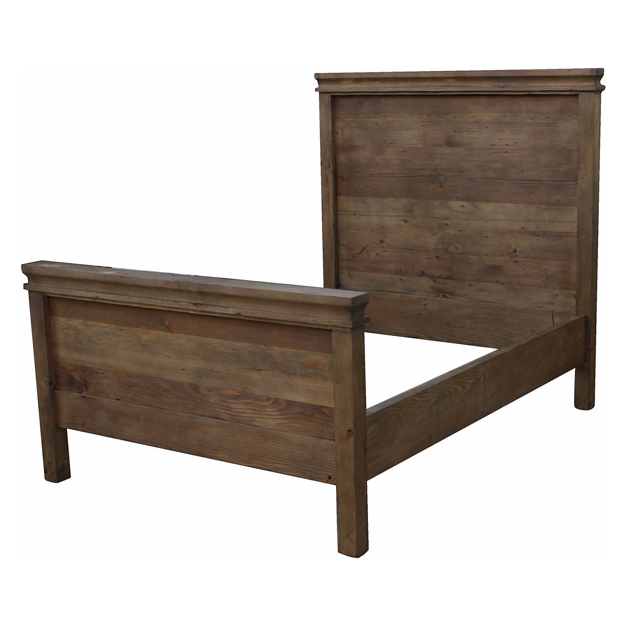 Provance Bed Built in Salvaged Wood – Mortise & Tenon