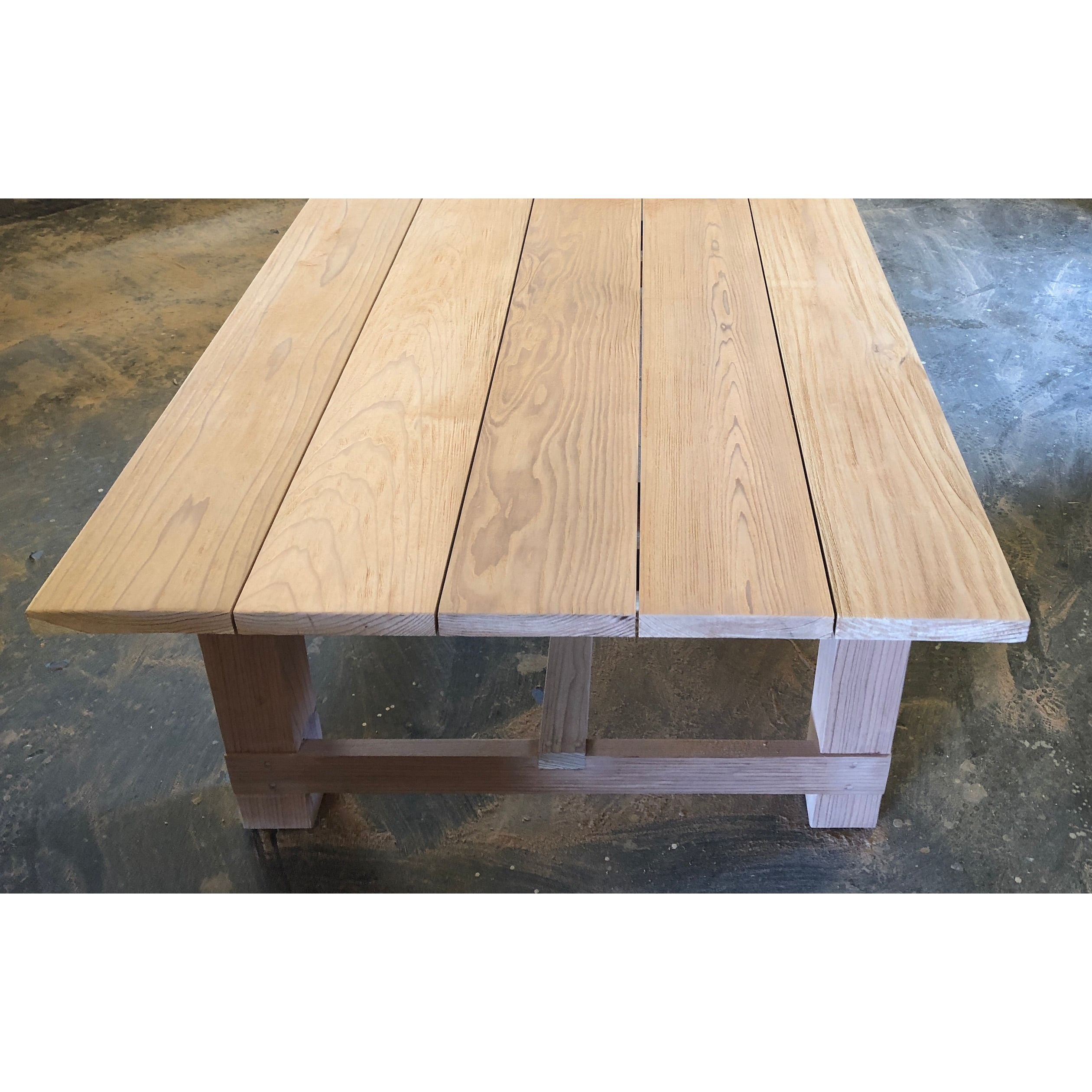 Redwood Outdoor Dining Table – Mortise & Tenon
