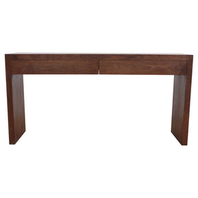 Modern Solid Walnut Console Table – Mortise & Tenon