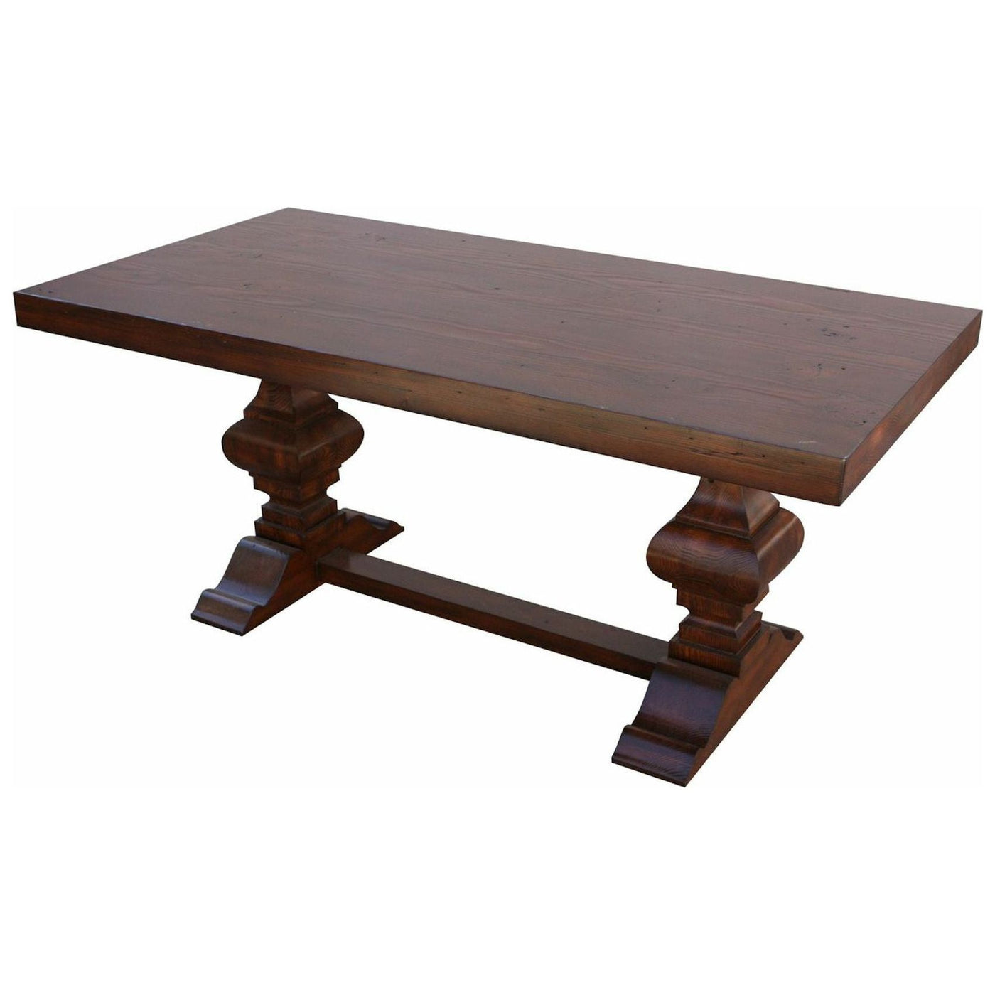 Spanish Colonial Trestle Dining Table – Mortise & Tenon