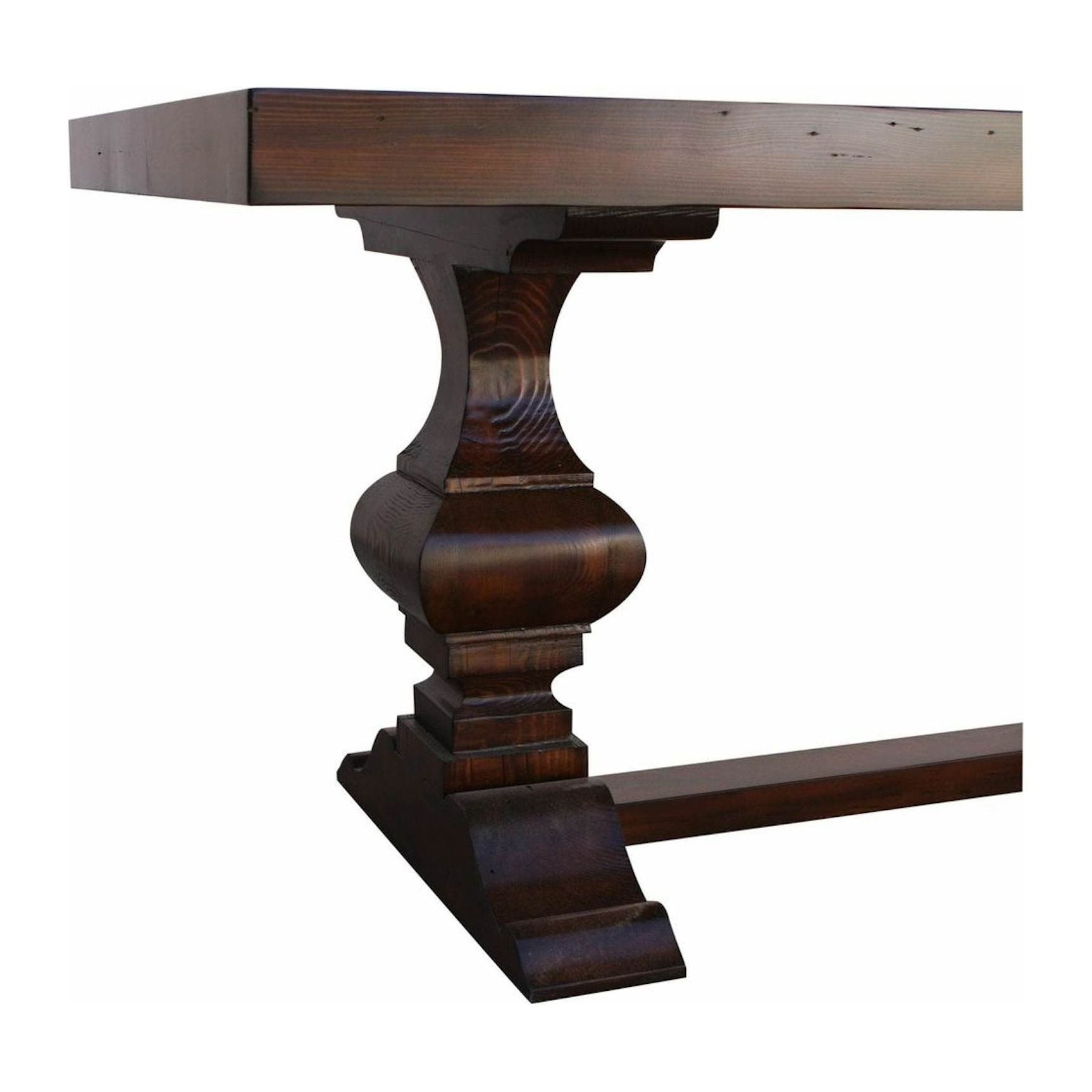 Spanish Colonial Trestle Dining Table – Mortise & Tenon