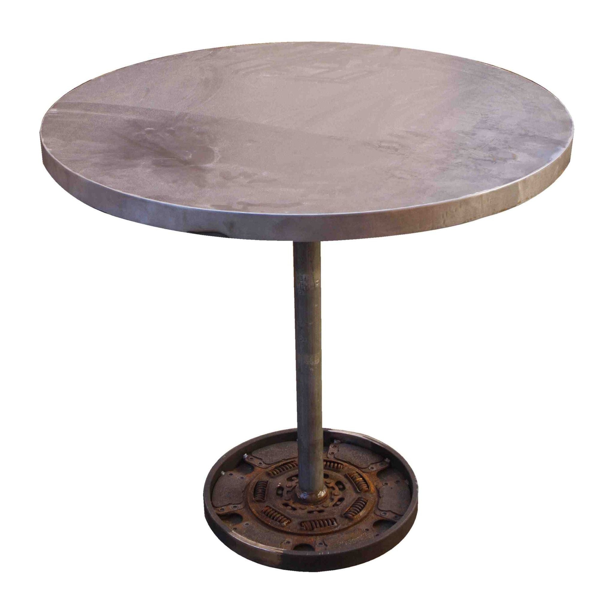 Worthington Industrial Round Metal Bistro Table – Mortise & Tenon