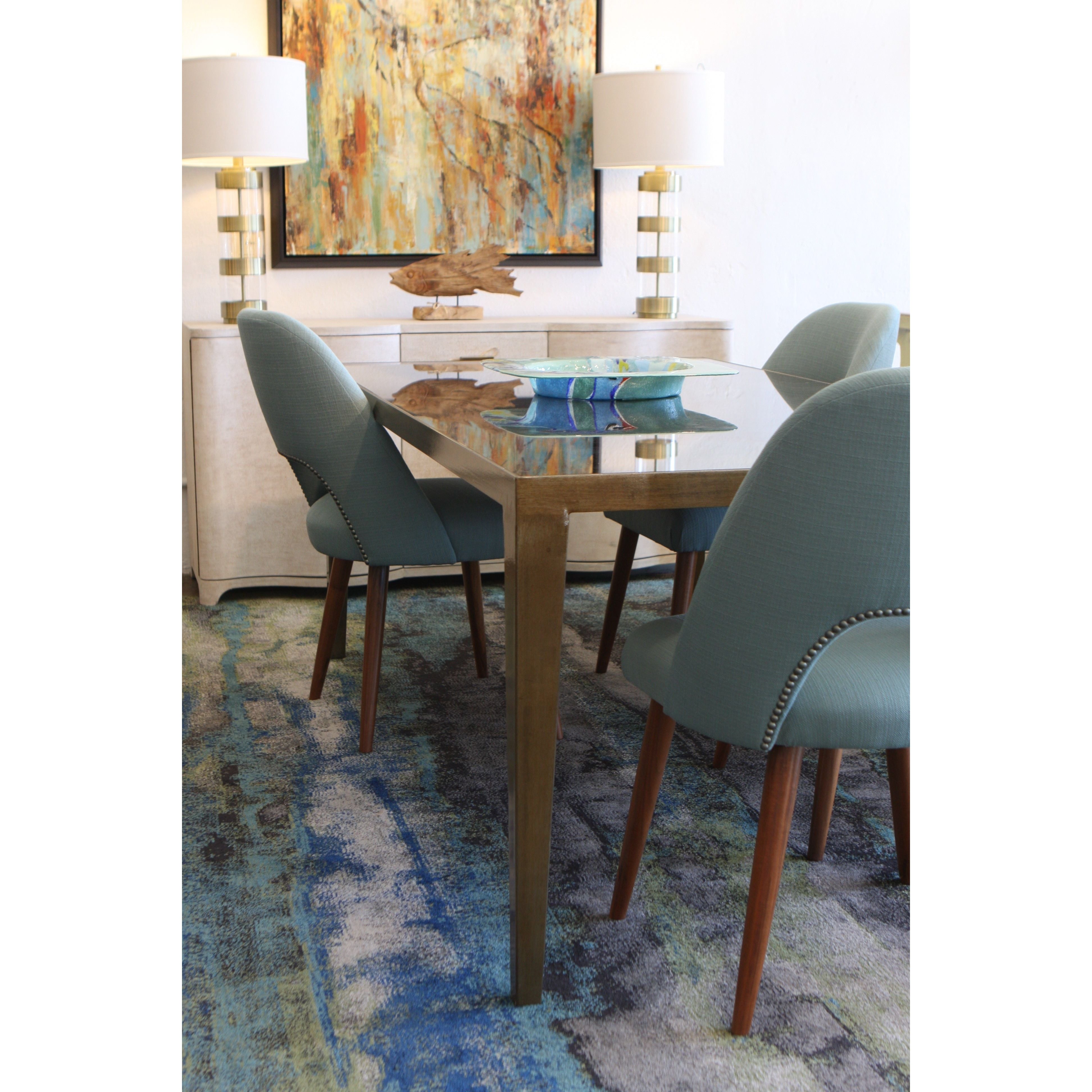 Modern Edison Dining Table with White Oak Top – Mortise & Tenon